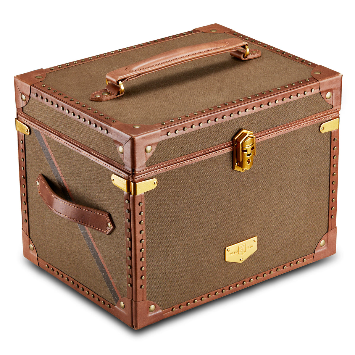 WOLF 1834 IDA TRUNK - WATCH & JEWELLERY BOX - PEWTER AND BLACK – Pewter ...